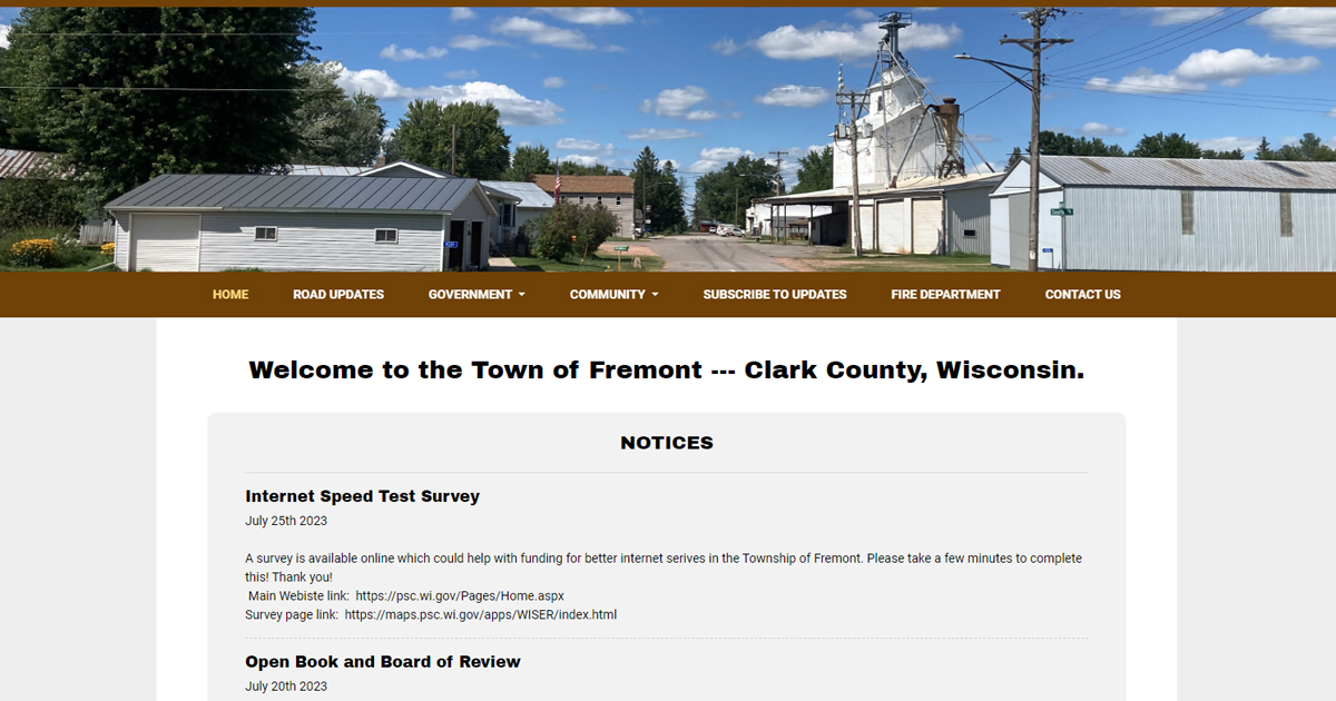 Town of Fremont